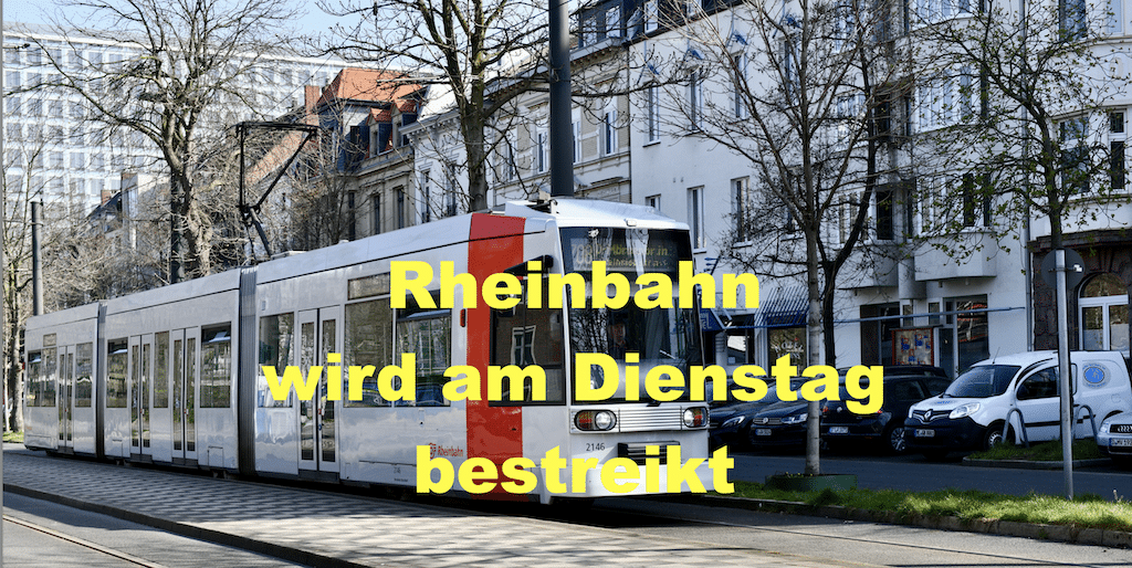 Rheinbahn wird am Dienstag bestreikt – begrenztes Angebot auf einigen ...