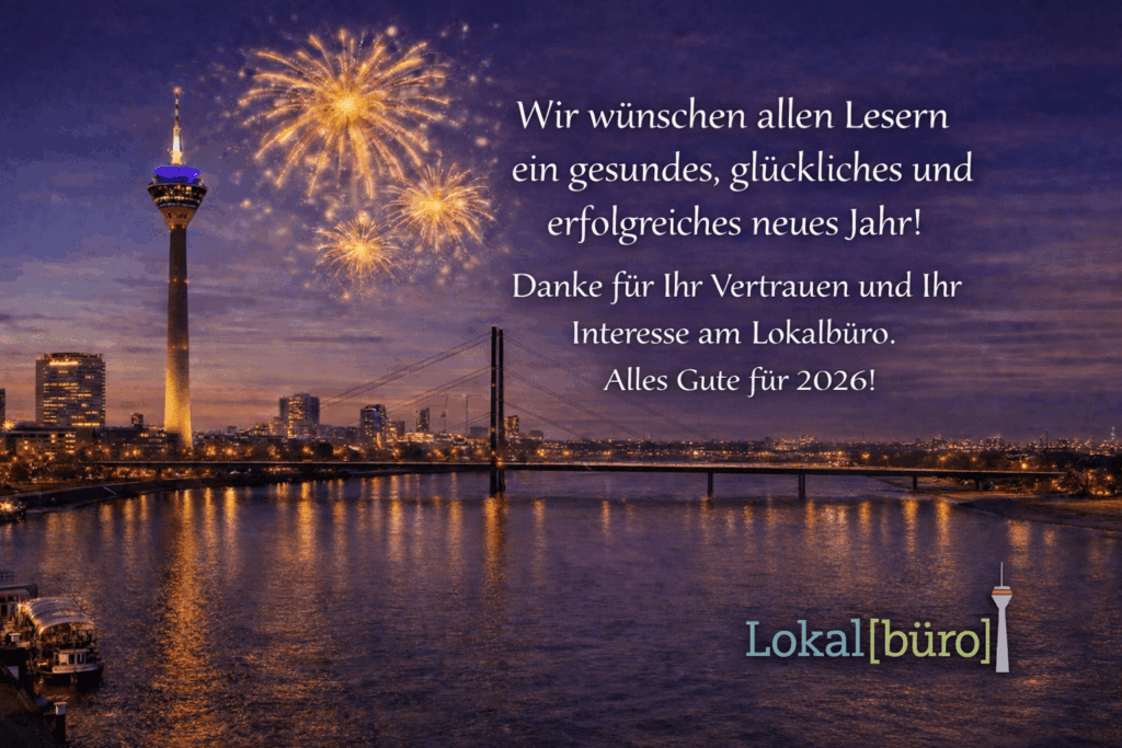 Neujahrswünsche - Lokalbüro Düsseldorf